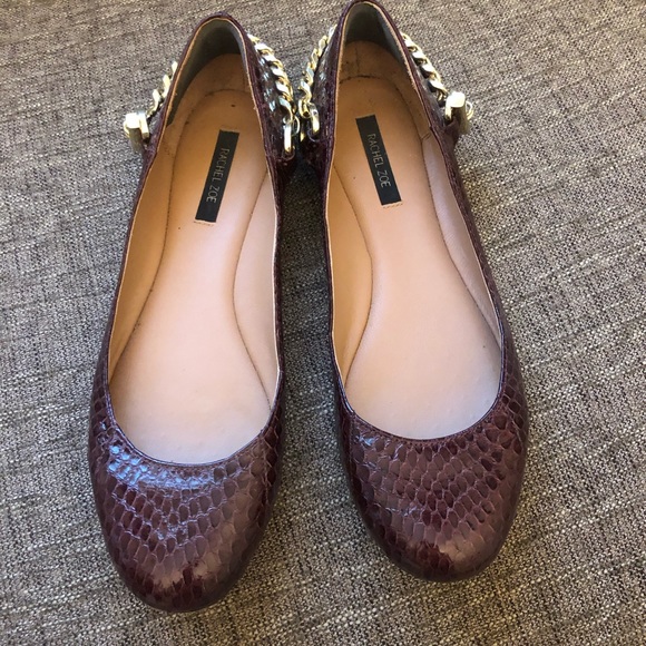 Rachel Zoe | Shoes | Rachel Zoe Laura Snake Chain Back Ballet Flats 65 ...